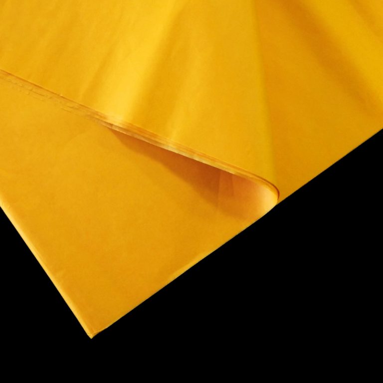 Tissue Paper Golden Yellow 48 Sheets Pack