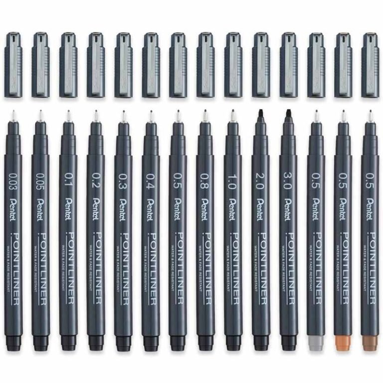 Pentel Pointliner Fineliner Drawing Pens (Open Stock) - Anandha ...